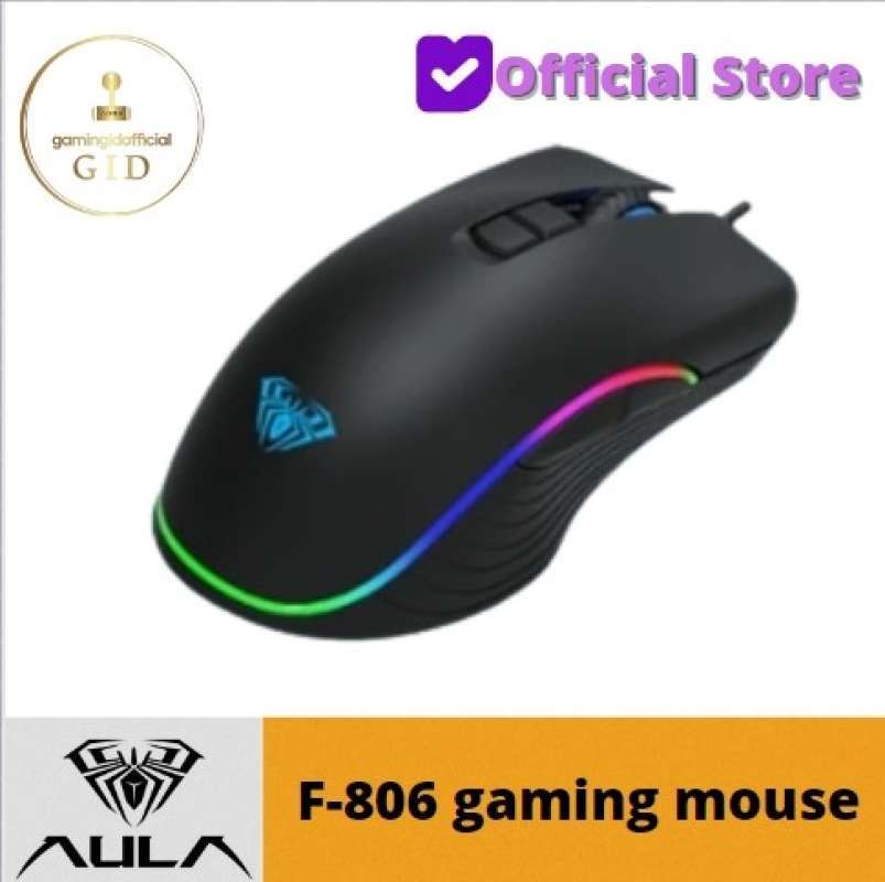 Promo Aula F-806 RGB Gaming Mouse Backlight RGB Diskon 23% di Seller Cora Store - Kalibata, Kota ...