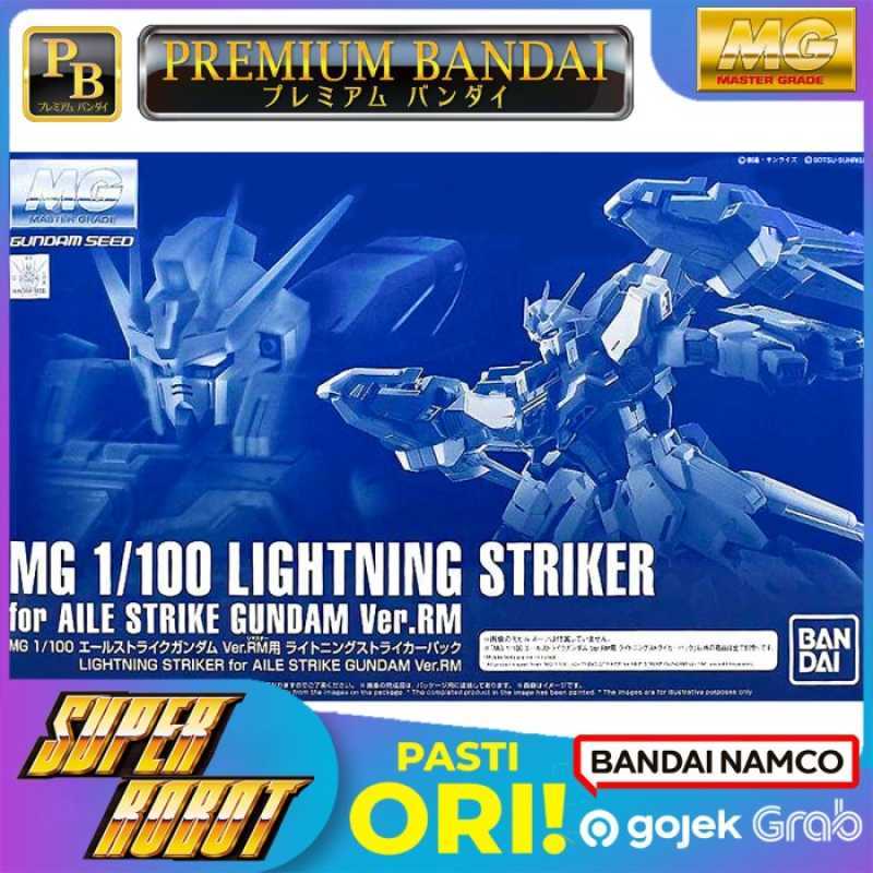 Promo Mg Lightning Striker For Aile Strike Gundam Ver Rm - Premium Bandai Diskon 23% di Seller ...