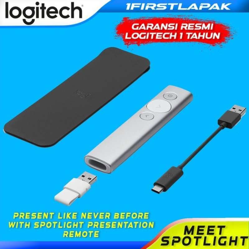 Promo Logitech Spotlight Wireless Presentation Remote Laser Pointer ...