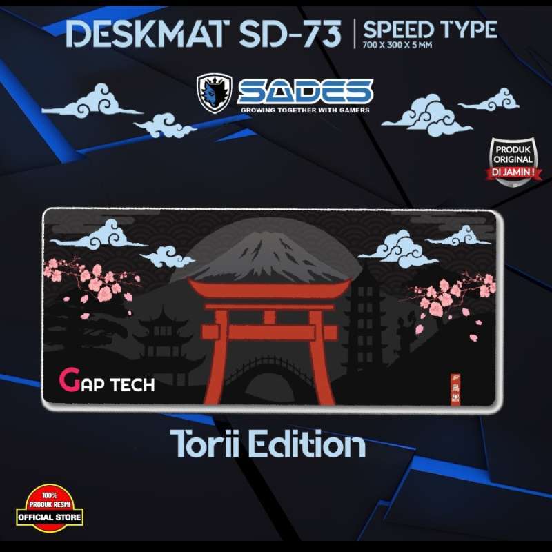 Jual Sades SD 73 / SD73 Torii / Tori Edition Gaming Mousepad / Deskmat ...
