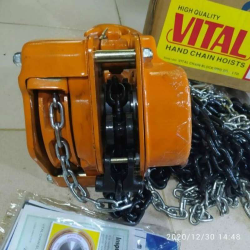 Promo Katrol Manual 2 Ton X 5 Meter Takel/chain Block Vital 2 Ton Diskon 23% Di Seller Jitsian ...