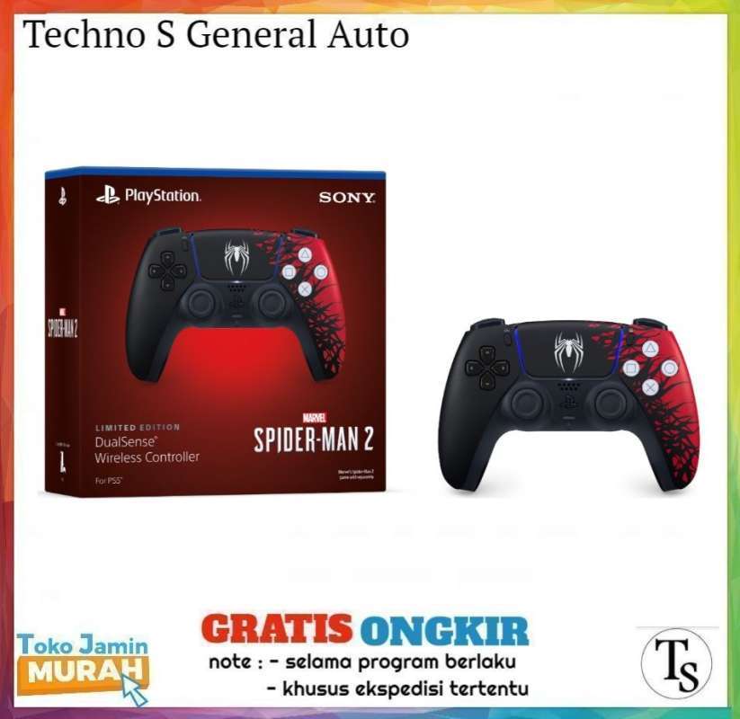 Jual Stik Stick Ps5 Marvel Spiderman 2 - Ps5 Dual Sense Controller Di ...