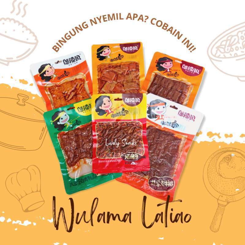 Jual Snack Wulama Gluten (Cemilan Snack Vegetarian)latiao/la tiao 邬辣妈素 ...