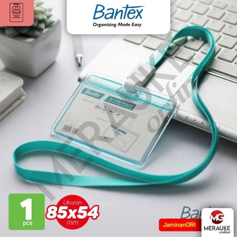 Jual Bantex Transparant Name Tag / Gantungan Kartu Nama Landscape Di ...