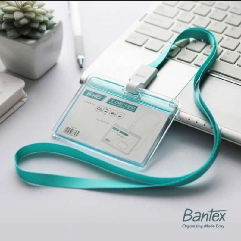 Jual Bantex Transparant Name Tag / Gantungan Kartu Nama Landscape Di ...