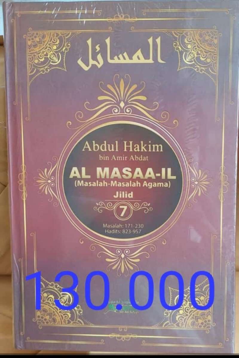 Promo Al Masaail - Al Masaa Il Jilid 7 Original 100% Ust Abdul Hakim ...