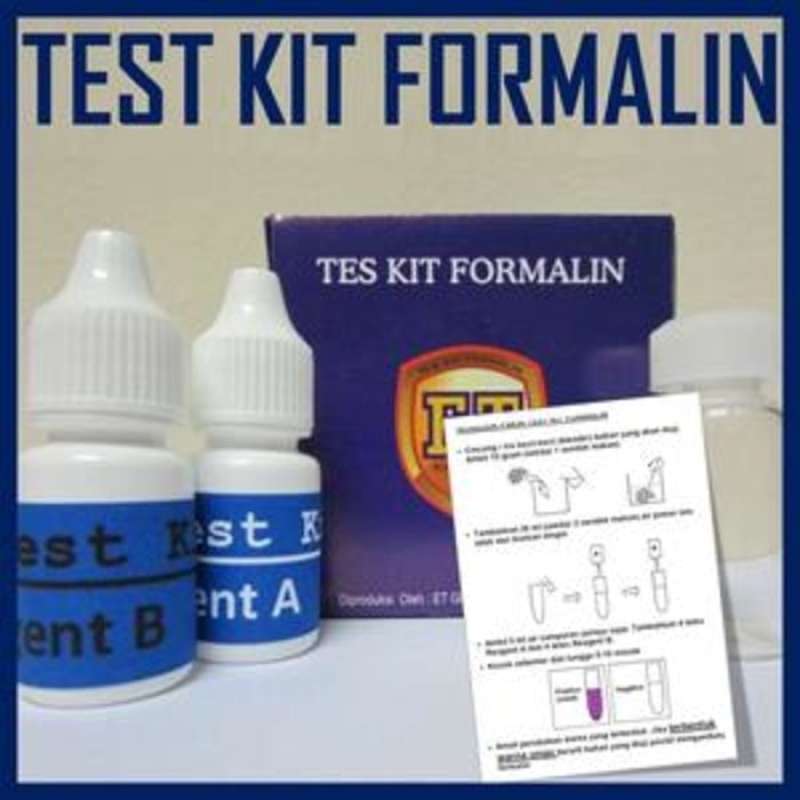 Promo Test Kit Alat Uji Formalin Tipe 1 Paling Sering Digunakan Di ...