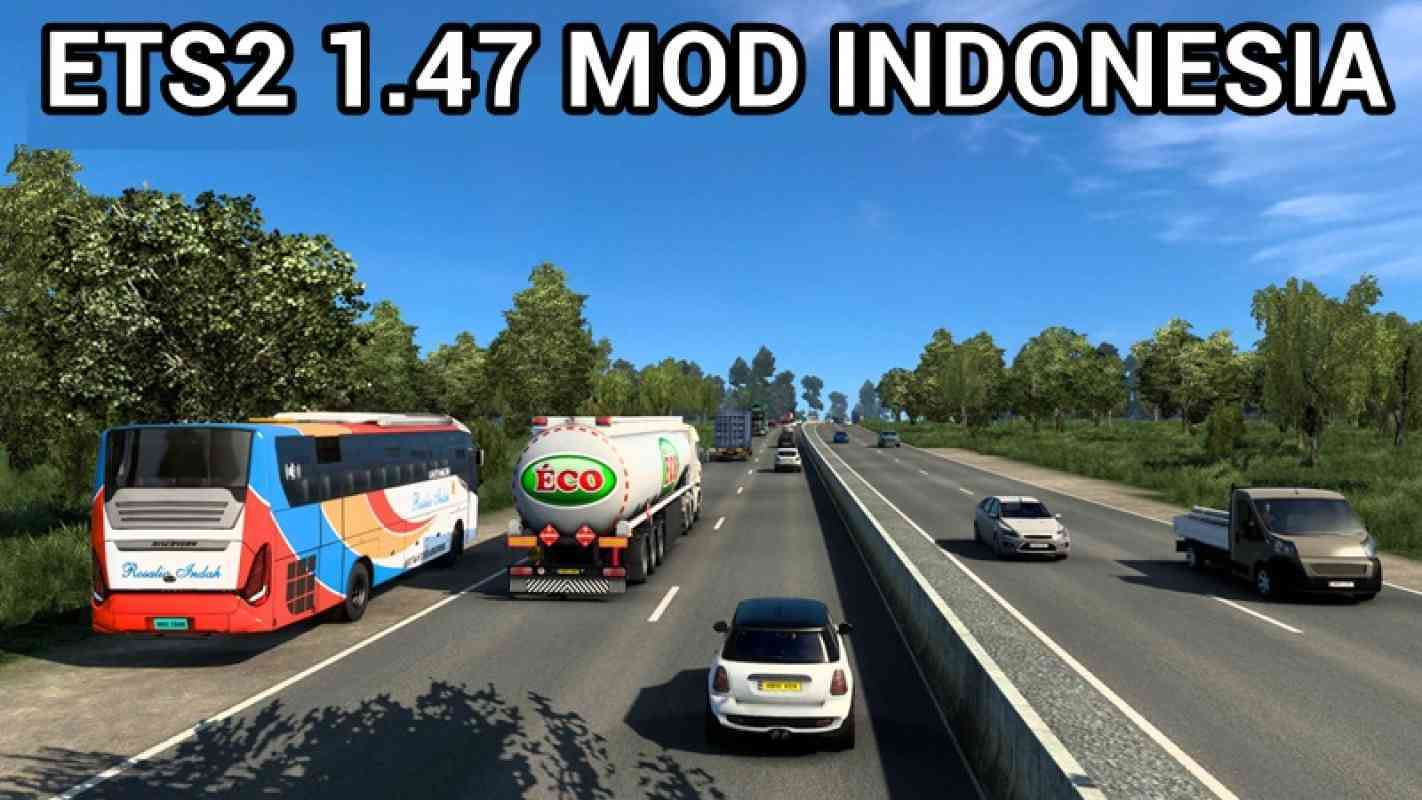 Jual Ets2 1.47 Mod Bus Truk Dan Map Indonesia Game Pc Laptop Di Seller ...