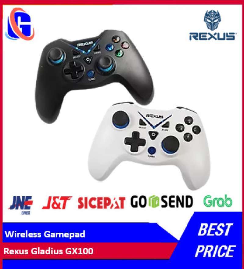 Promo Rexus Gladius GX100 Wireless Gamepad Rexus GX100 GX 100 - Hitam ...