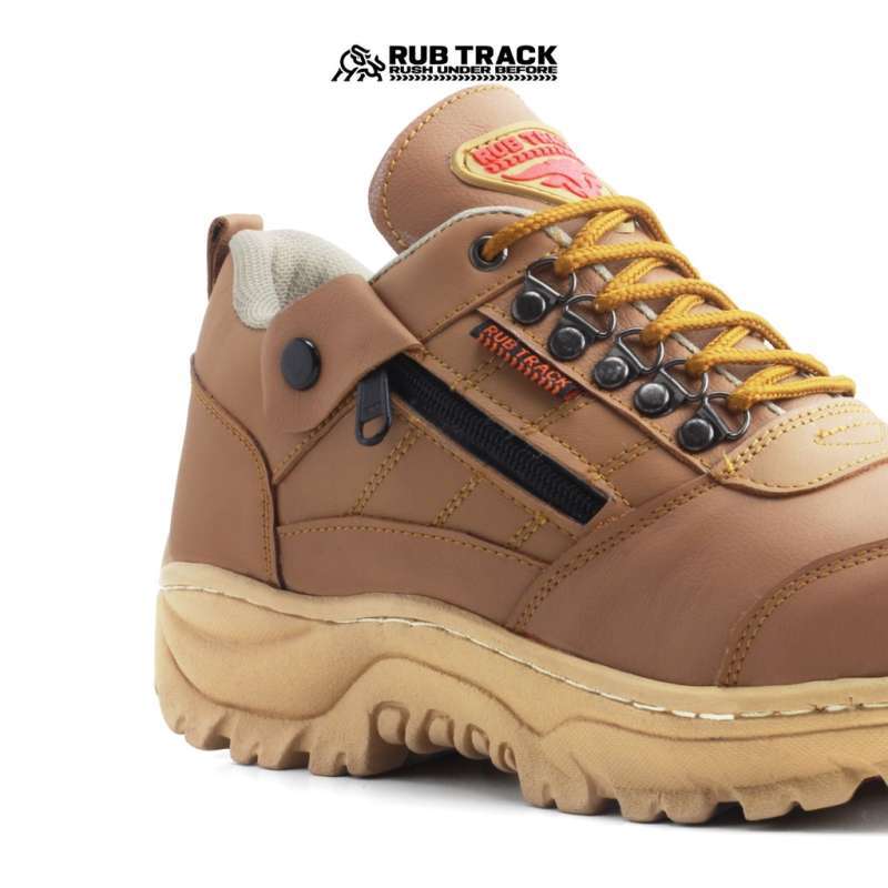 Jual SEPATU SAFETY PRIA KULIT ASLI LOW BOOTS TRACKING SAFETY SHOES ...