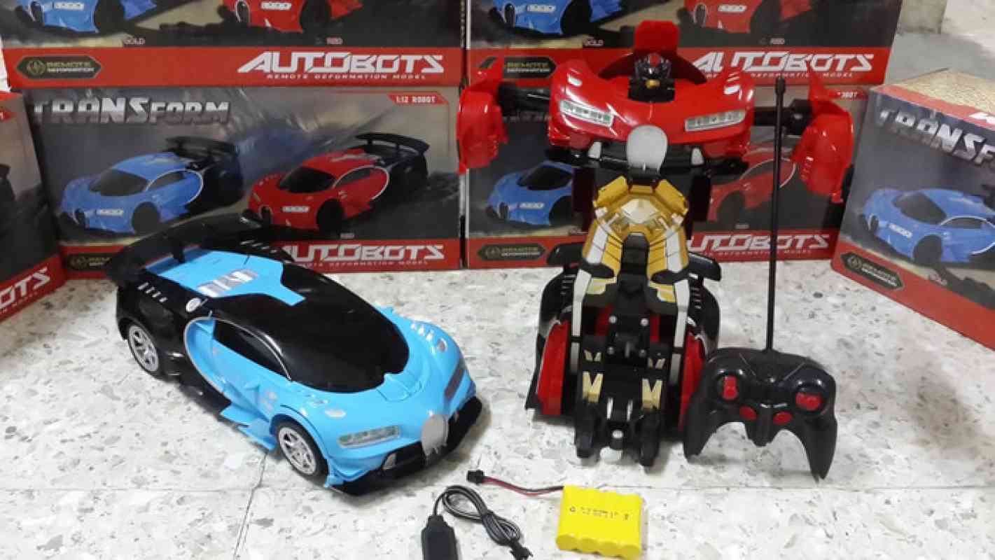 Promo Mobil transformer autobots RC dengan sensor tangan Diskon 23% di ...