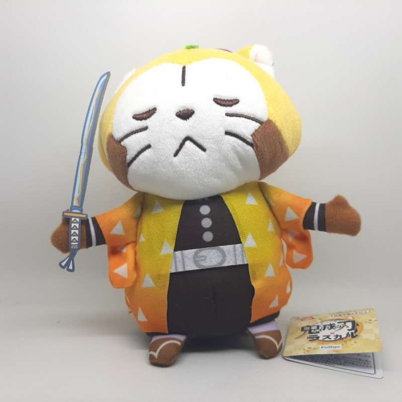 Jual Nuigurumi Zenitsu Agatsuma X Rascal Puchi Boneka Plush Demon ...