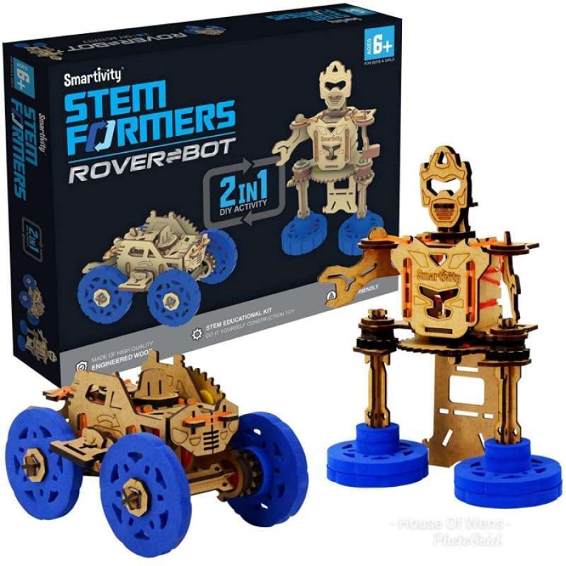 Promo SMARTIVITY STEM FORMERS ROVERBOT 2IN1 DIY ROBOT AND ROVER Diskon ...