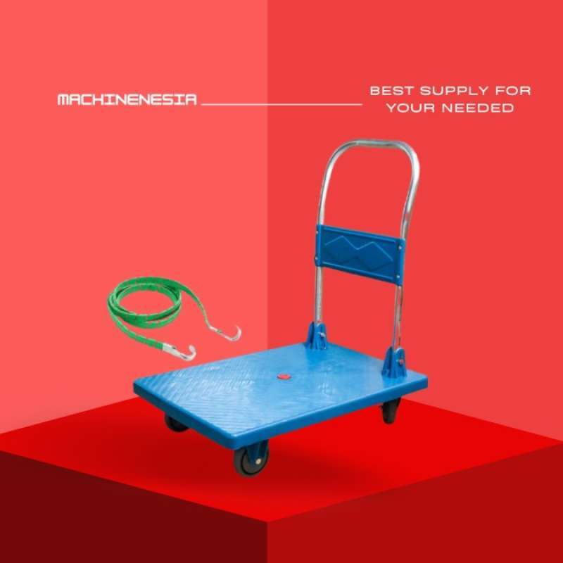 Promo Troli Barang Lipat 4 Roda 150kg Besar / Trolley Barang Model ...