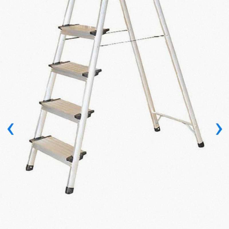 Promo Krisbow Tangga Lipat Aluminium 7 Wide Step Ladder 7 Step Pijakan ...