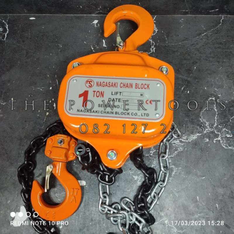 Promo Nagasaki chain block 1 ton 5 meter made in japan Diskon 23% di ...