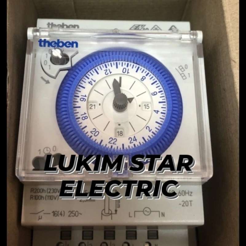 Jual Timer Theben Sul 181 H/timer Waktu Theben 181h 24jam/timer Theben ...