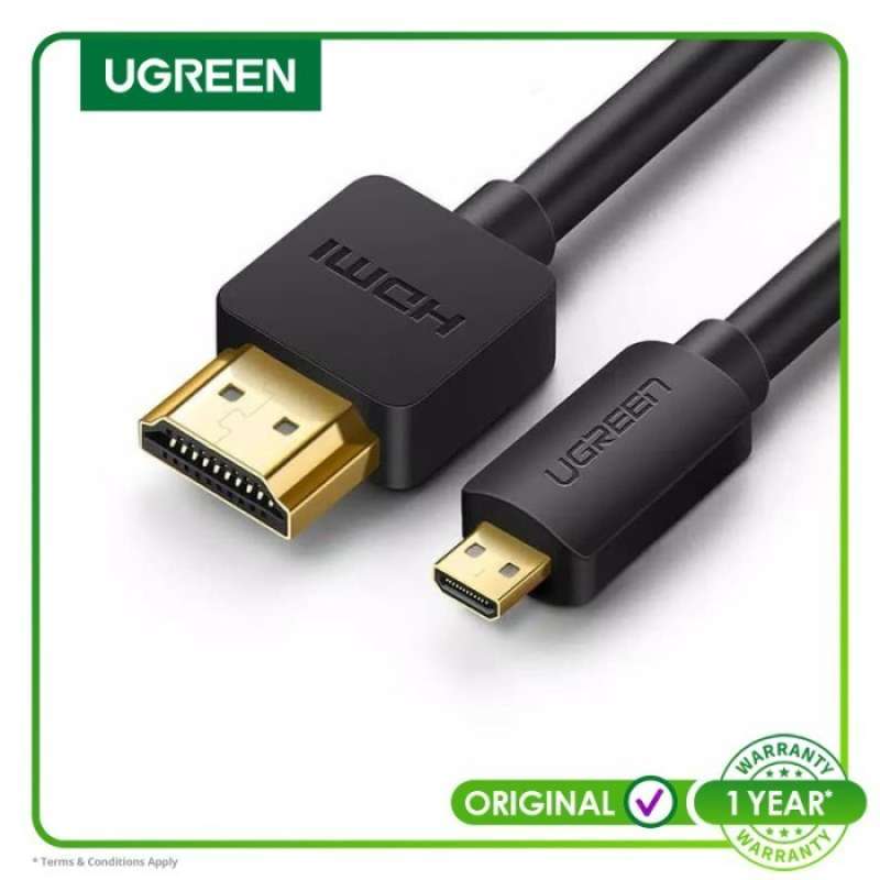 Promo Ugreen Micro Hdmi To Hdmi Cable 2m Black 30103 Diskon 23% Di ...