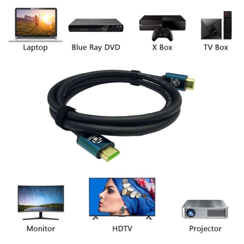 Promo Kabel Hdmi Profftech Platinum.Versi 2.0.4K. 10 Meter. Garansi 2 Thn. Diskon 23% di Seller ...
