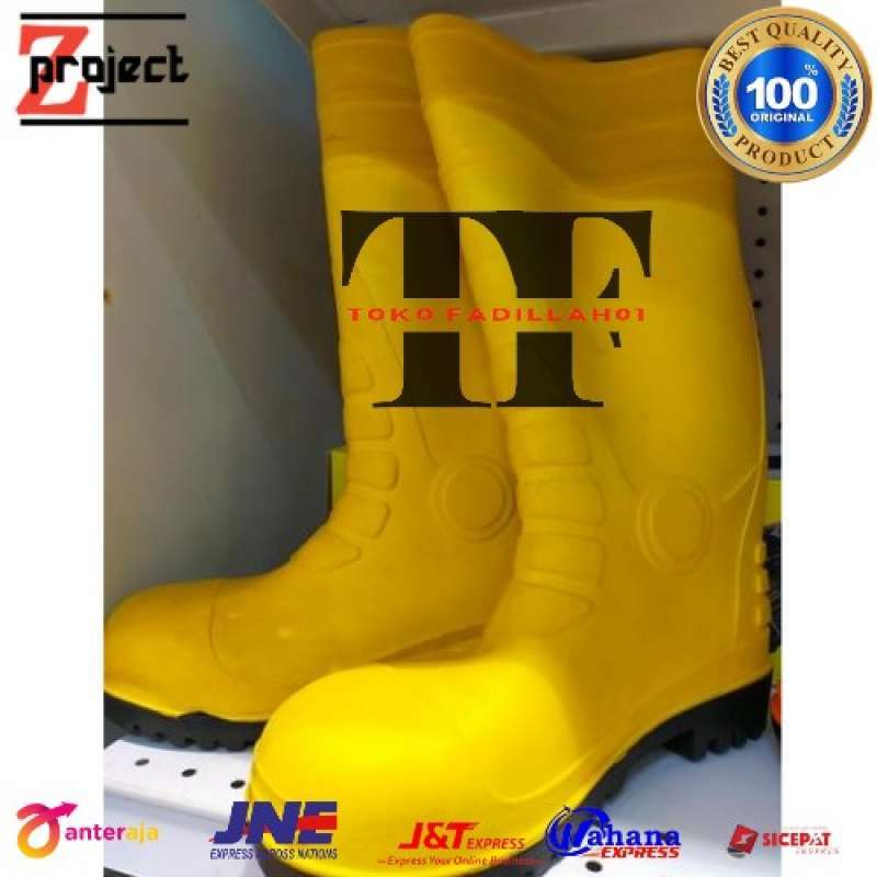 Promo KRISBOW sepatu safety boot pengaman kuning / safety shoes boot ...