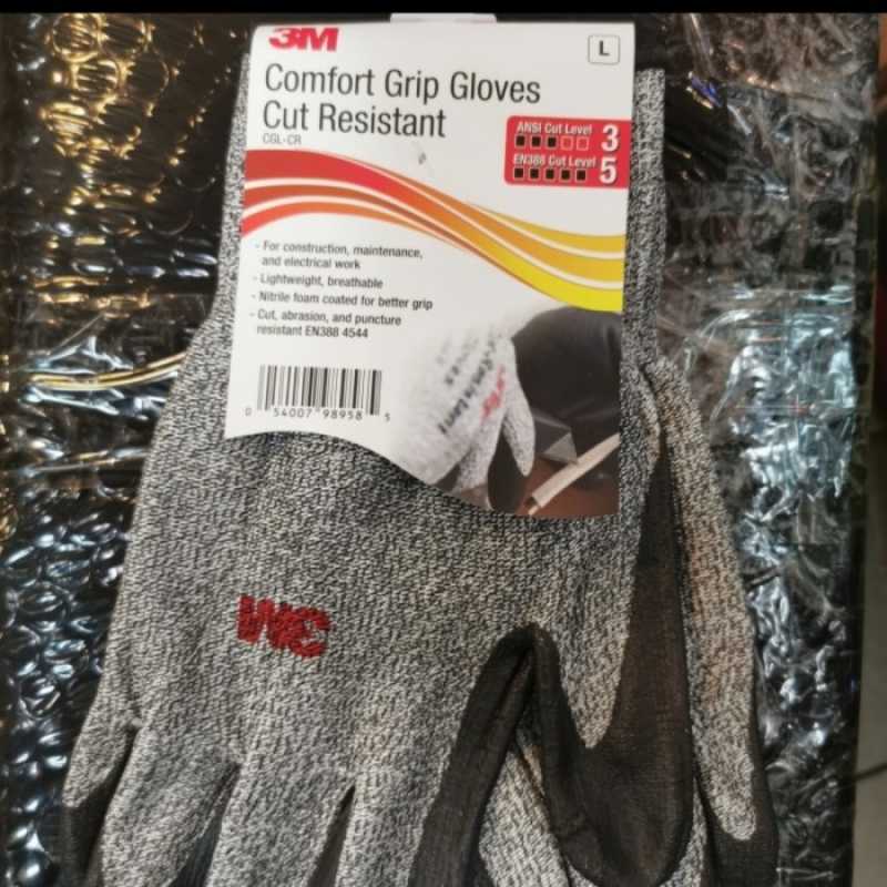 Promo 3M Comfort Grip Globes Cut Resistant - Safety Sarung Tangan ...