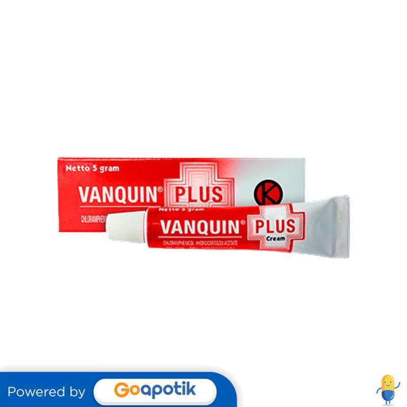 Jual VANQUIN PLUS KRIM 5 GRAM TUBE di Seller Apotek Tempuling Farma ...