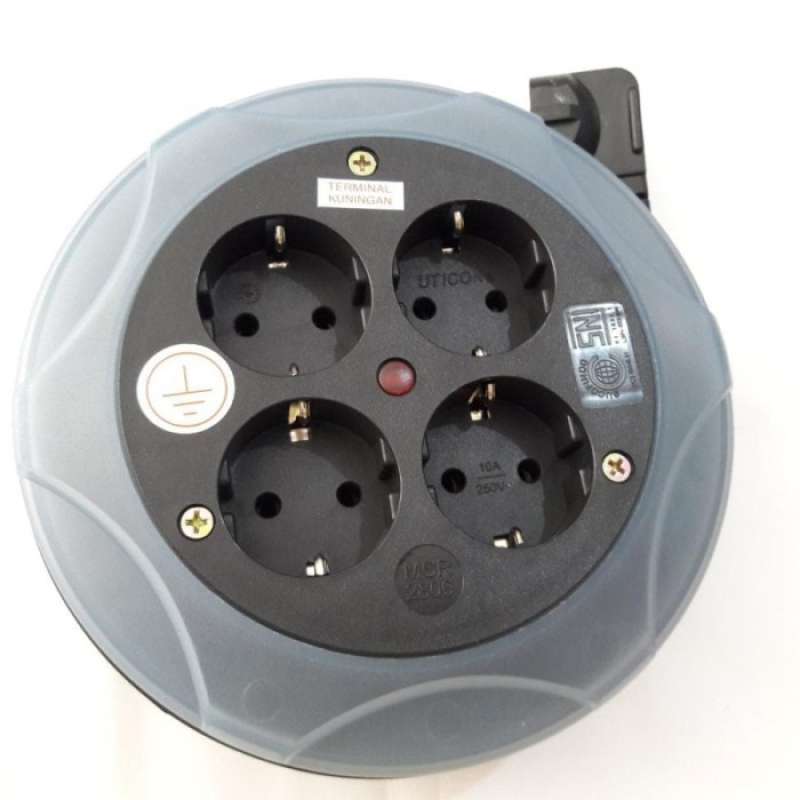 Promo Kabel Roll 6 meter Uticon 6m Mini Stop Kontak Gulung 6 m Cable ...