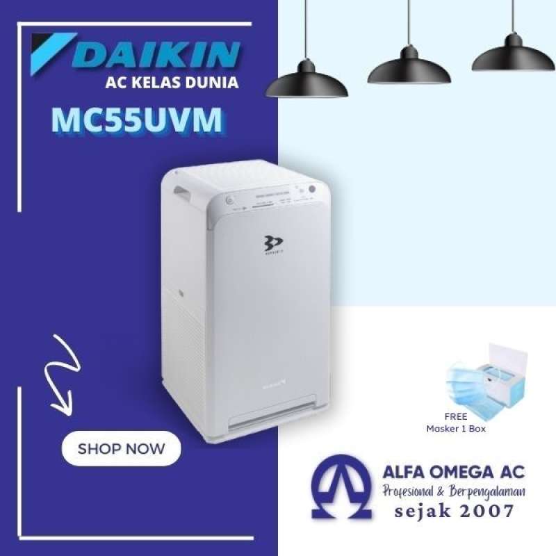 Jual DAIKIN AIR PURIFIER MC55UVM WITH HEPA FILTER - AC TANGERANG BSD di ...