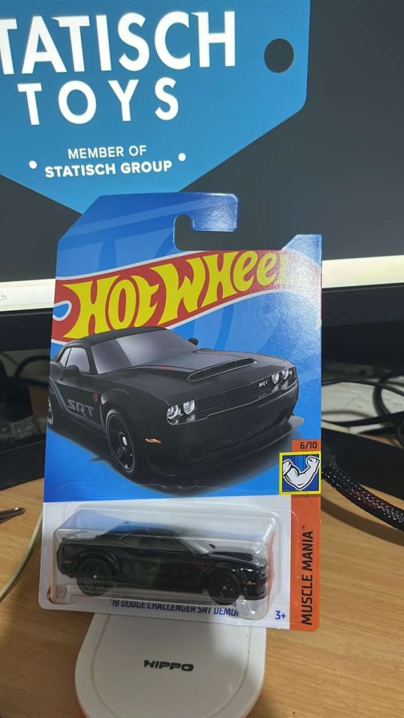 Jual Hot Wheels 18 Dodge Challenger Srt Demon Hitam Lot M 2023