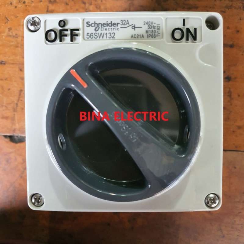 Promo Disconnect Switch Schneider ON/OFF 56SW132 32A 220V IP66 Diskon ...