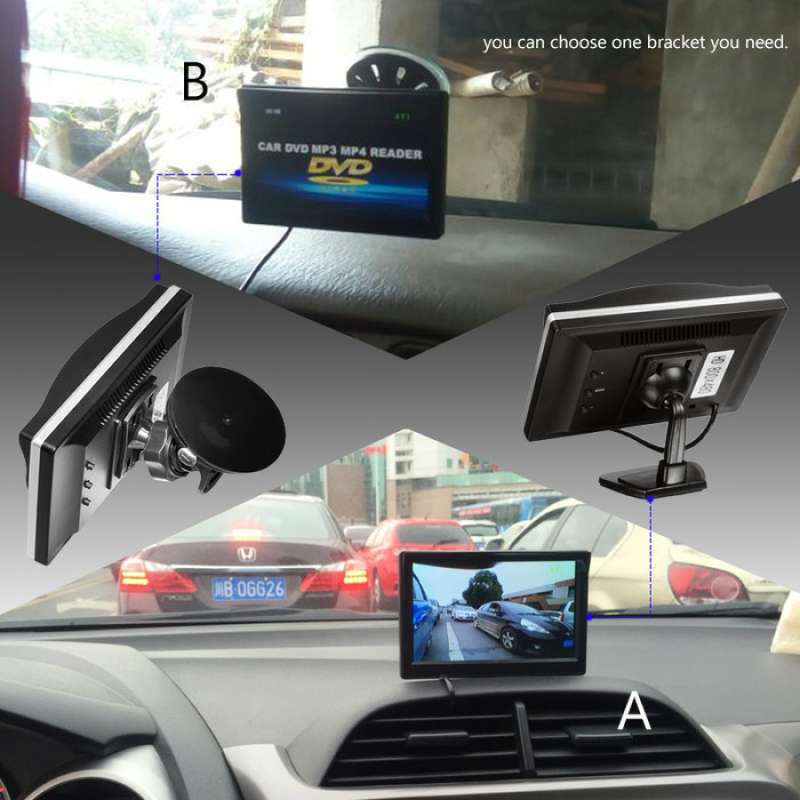 Promo Monitor Rear View Parkir Mobil Tft Lcd 5 Inch - Black Diskon 12% ...