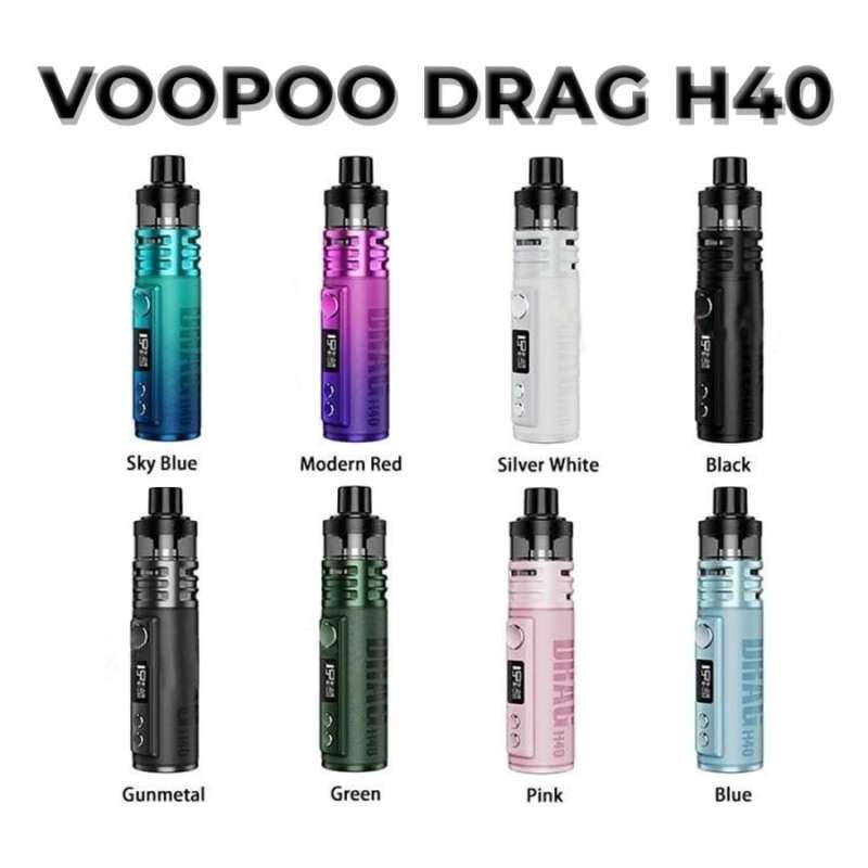 Jual Voopoo Drag H40 40W 1500mAh Pod Mod Kit Authentic by Voopo / Drag ...
