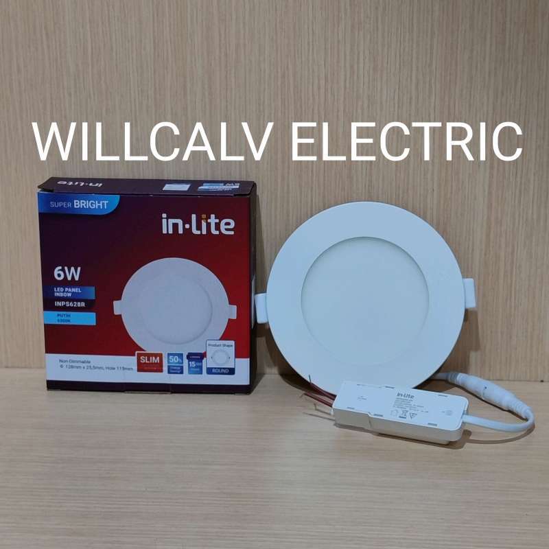 Promo Lampu panel Inlite 6W cahaya putih 6500K / Lampu downlight led ... Promo Lampu panel Inlite 6W cahaya putih 6500K / Lampu downlight led ...
