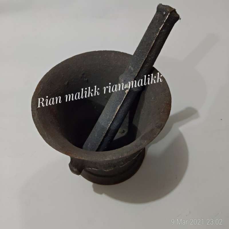 Jual Lumpang Besi Lumpang Jamu Lumpang Tumbuk Bumbu Ukuran Besar Di ...