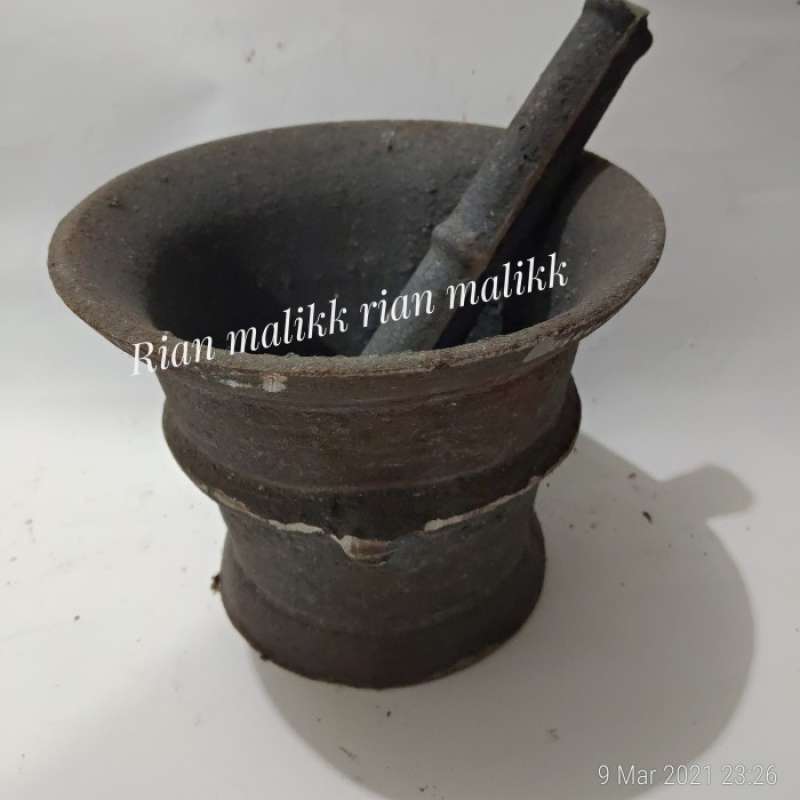 Jual Lumpang Besi Lumpang Jamu Lumpang Tumbuk Bumbu Ukuran Besar Di ...