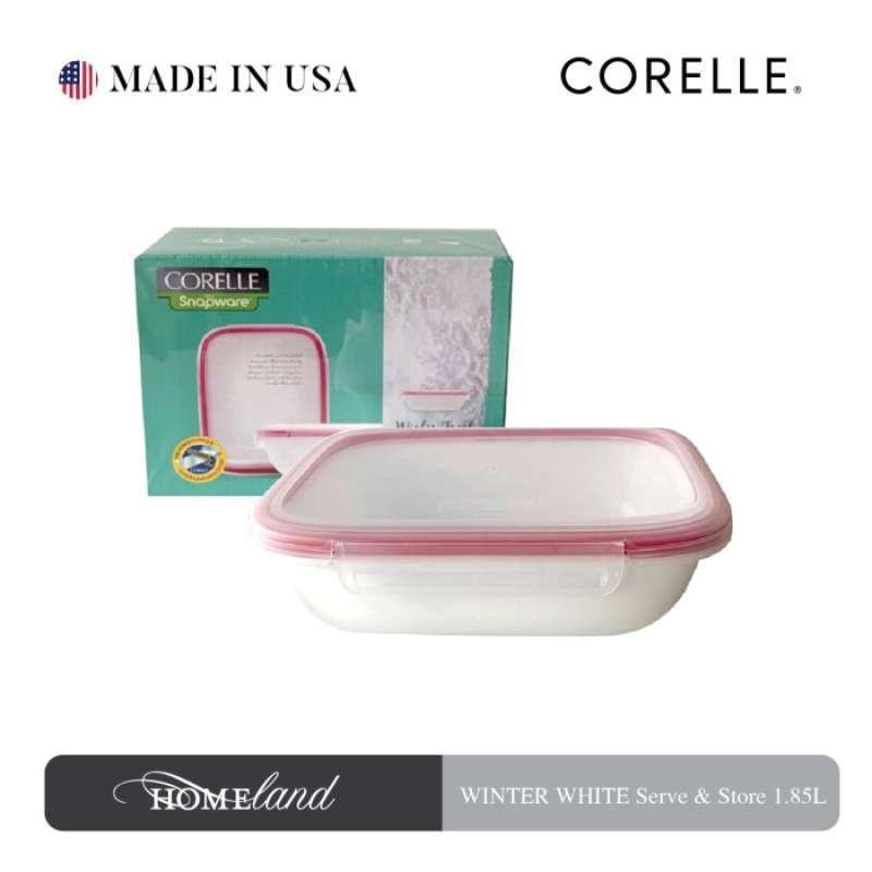 Promo Corelle Snapware Winter White Serve & Store 1.85l Diskon 23% Di Seller Suzume - Kebon ...