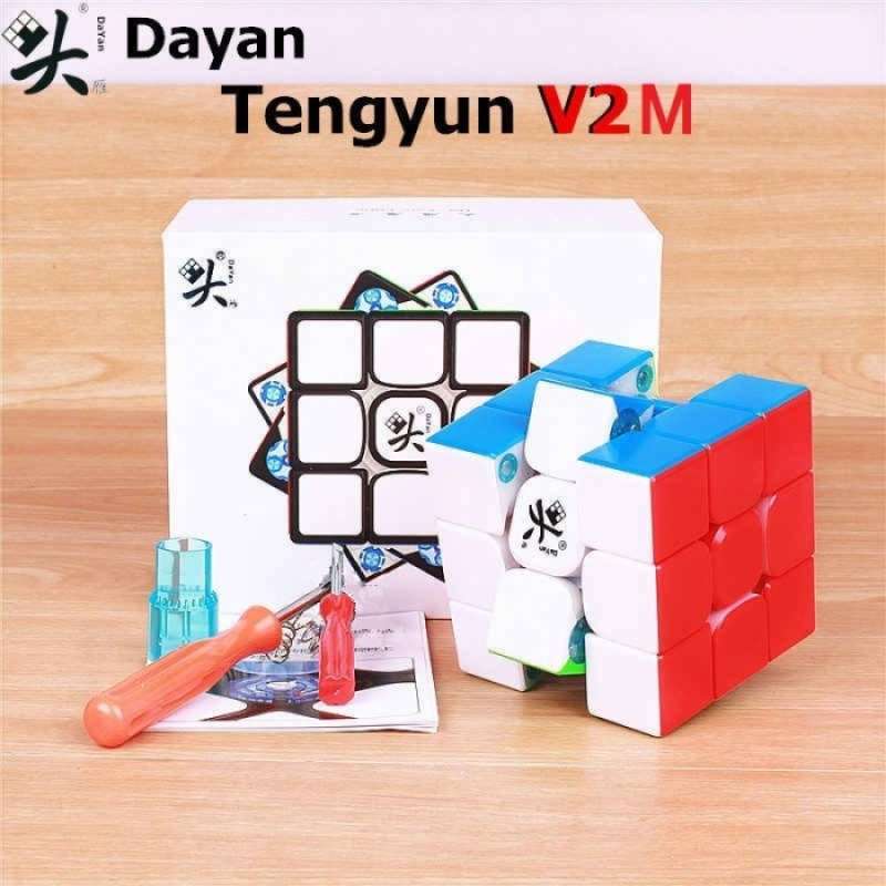 Promo Rubik Dayan Tengyun Magnetic 3x3 V2 M Stickerless Teng Yun 3x3x3 ...