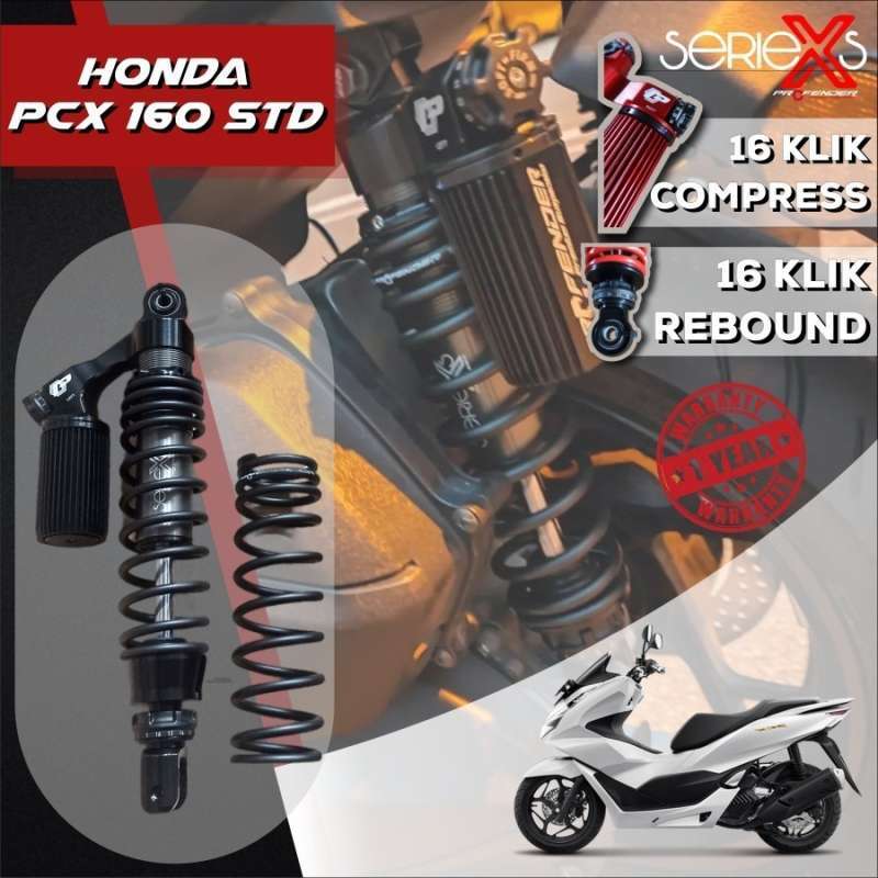 Jual Shockbreaker Profender Honda PCX 160 365mm sokbreaker belakang di ...