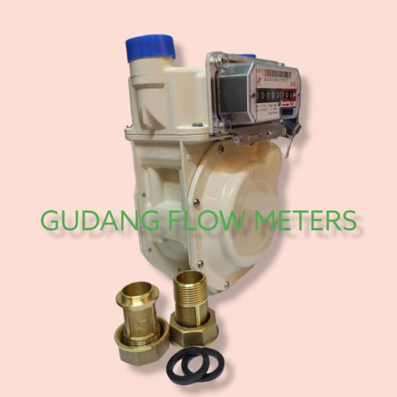 Promo Jual Flow Meter Gas Meter G1.6 Merk Gtec Size 3/4 Inch + Kalibrasi Diskon 25% Di Seller ...
