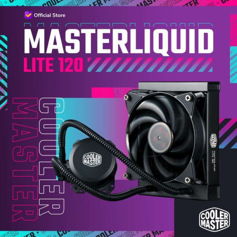 Promo Cooler Master Masterliquid Lite 120 [Aio Cooler] Diskon 23% di ...