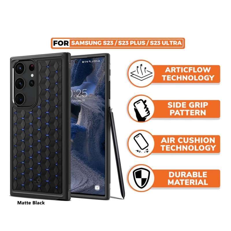 Promo Case Samsung Galaxy S23 Ultra Plus Spigen Cryo Armor Gaming Shockproof - S23 Plus Matte ...