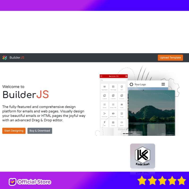 Promo SOURCE CODE APLIKASI BUILDERJS - HTML EMAIL & PAGE BUILDER BY KODEASET Diskon 98% di ...