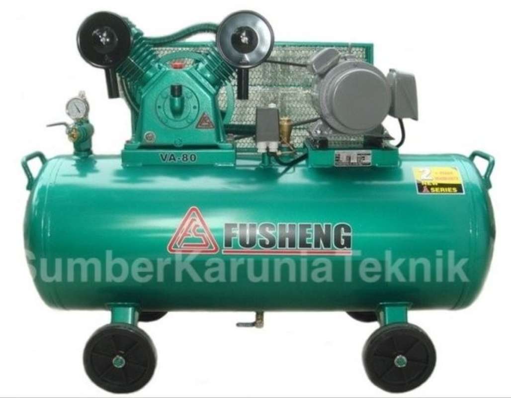 Jual Air Compressor Kompresor Angin Fusheng Va-80 & Dinamo 3hp 1phase ...