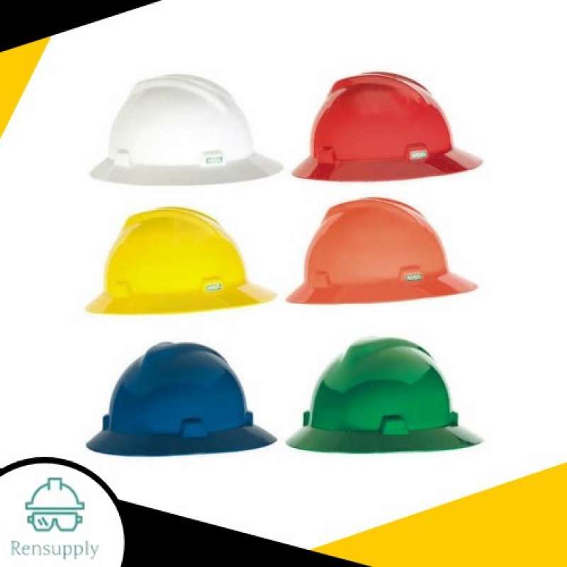 Jual Helm Safety/Helm Proyek MSA Lokal Fullbrim Inner Biasa/Staz On di ...