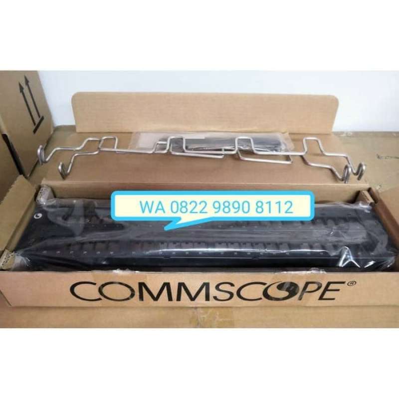 Promo AMP Frame Panel 2u 48 Port Cat 6 - Commscope Patch Panel 2u 48 ...