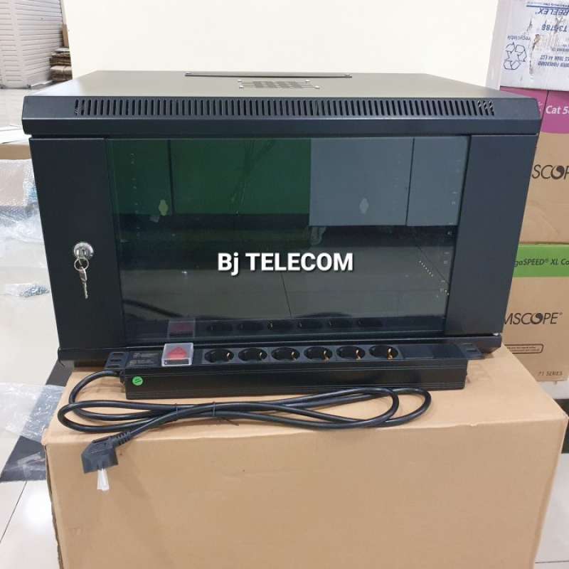 Promo Rack Server 6u/ Wallmount Rack 6u Depth 450mm Single Door 19 ...