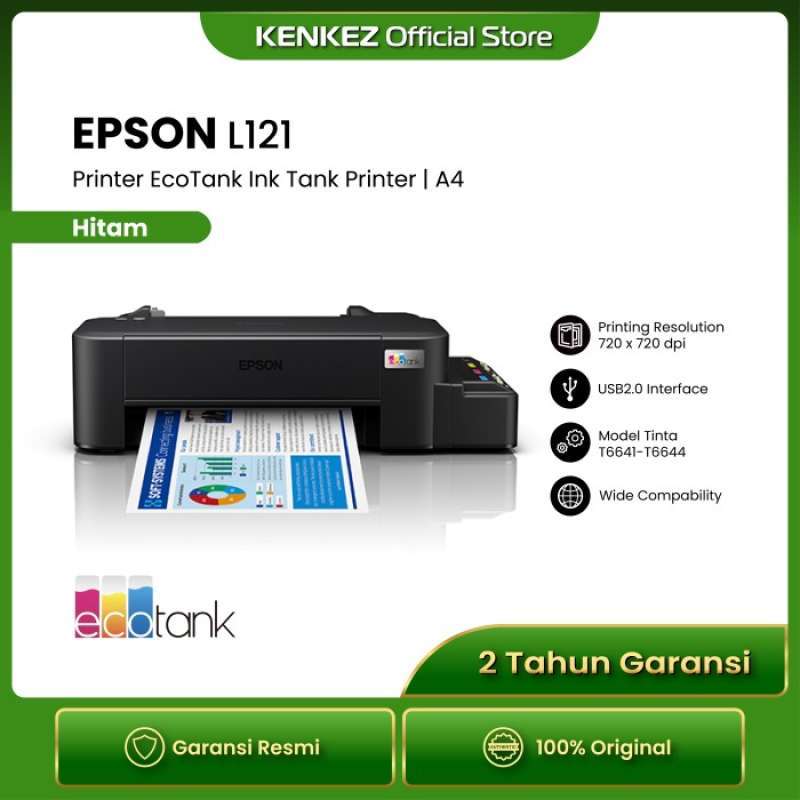 Promo EcoTank L121 Ink Tank Printer Diskon 23% di Seller Minao Store ...