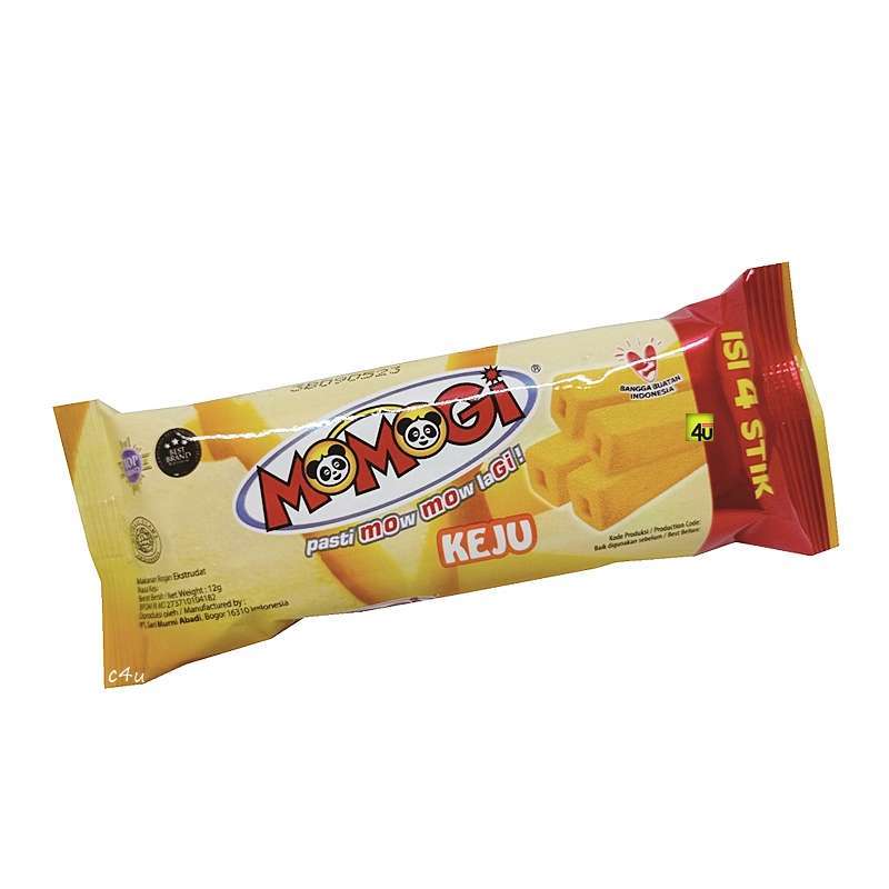 Promo Momogi - Snack Ekstrudat Berbagai Rasa - 12 Gr Sachet - Keju ...