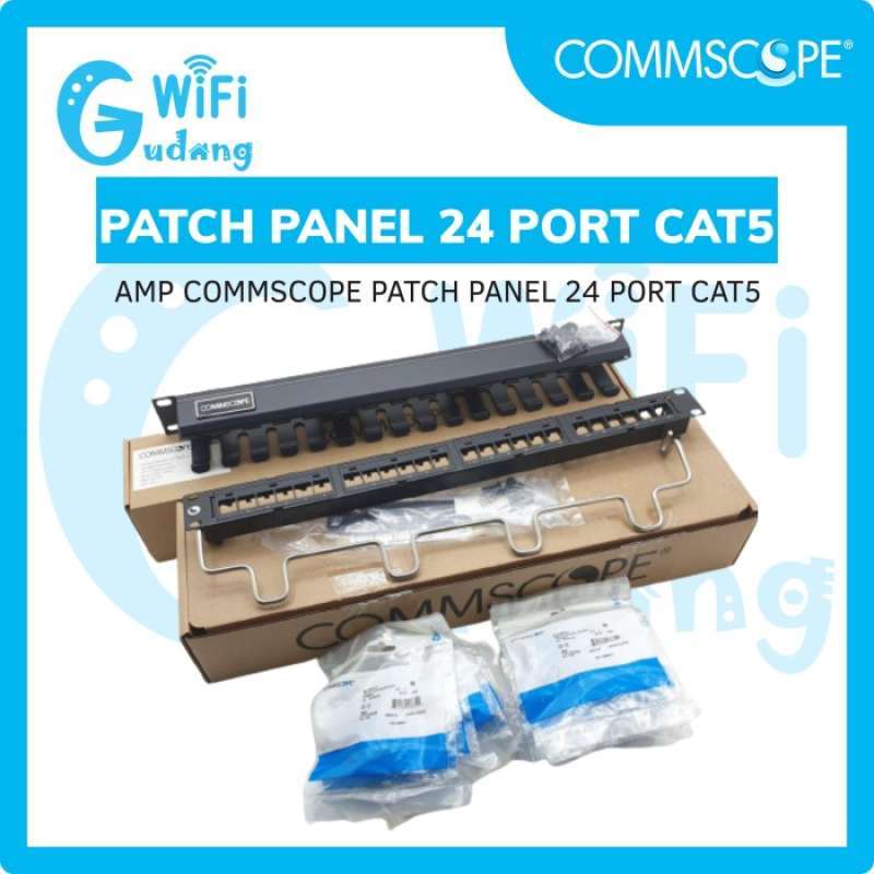 Promo Amp Commscope Patch Panel 24 Port Cat5 Diskon 23% Di Seller Minao Store - Kalibata, Kota ...