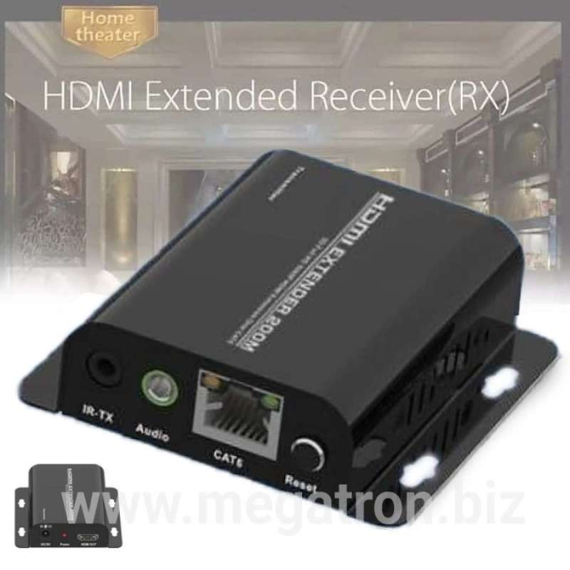 Promo HDMI + IR Extender over LAN - via router/switch (Receiver unit ...